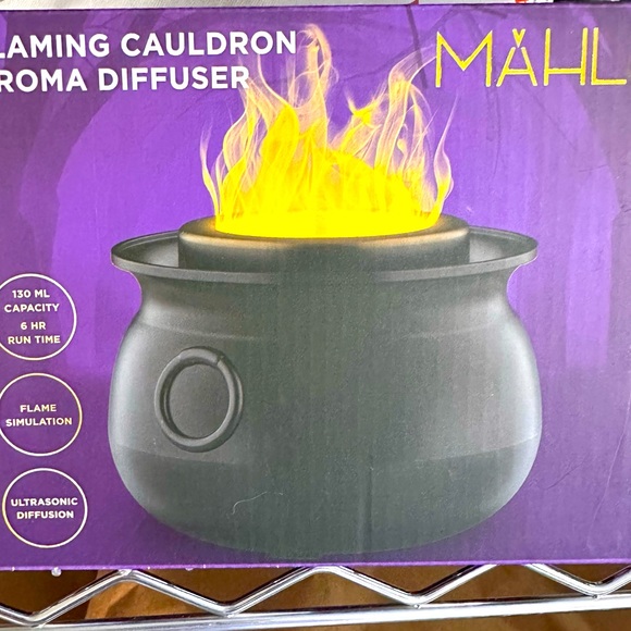 Mahli | Holiday | Nwt Mahli Flaming Cauldron Aroma Diffuser Viral ...